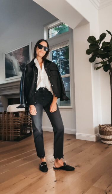 Leather Jacket Two Ways | Natalie Borton