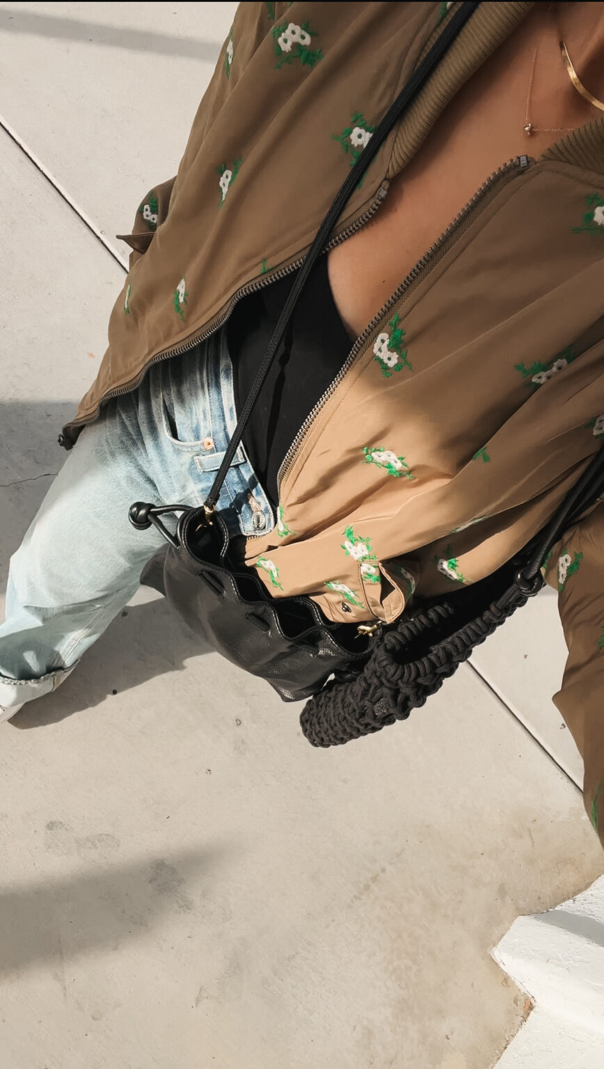 Clare V x Monoprix (and the Perfect Khaki Bomber) | Natalie Borton